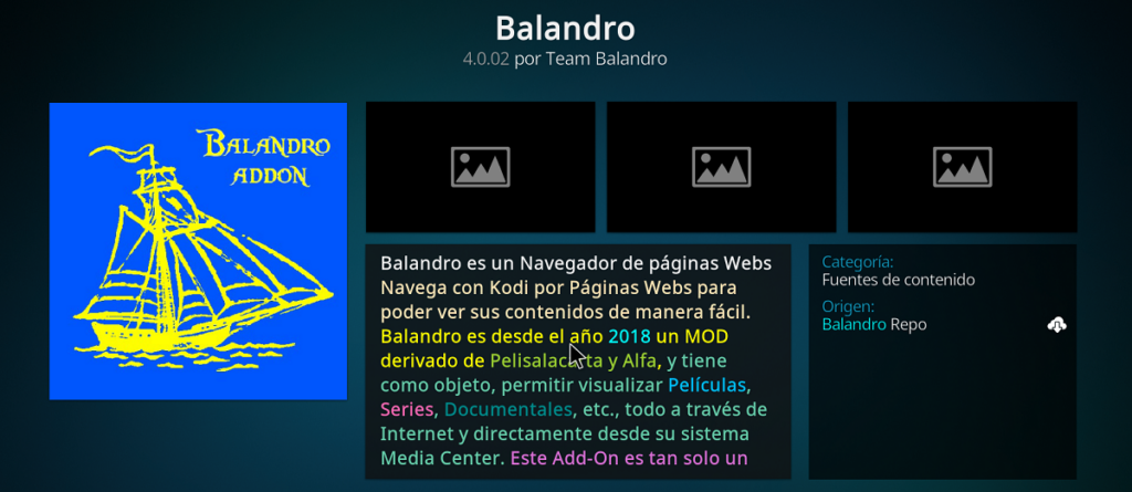 ¿Cómo instalar el Addon Balandro en Kodi?