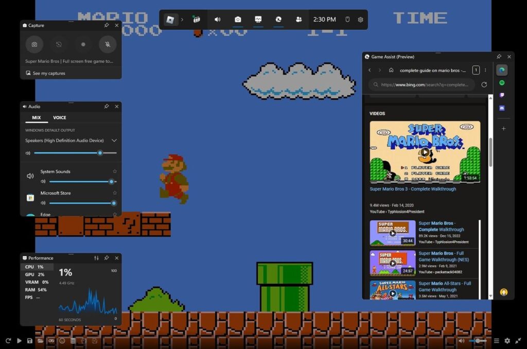 Activa y configura Microsoft Edge Game Assist en Windows 11