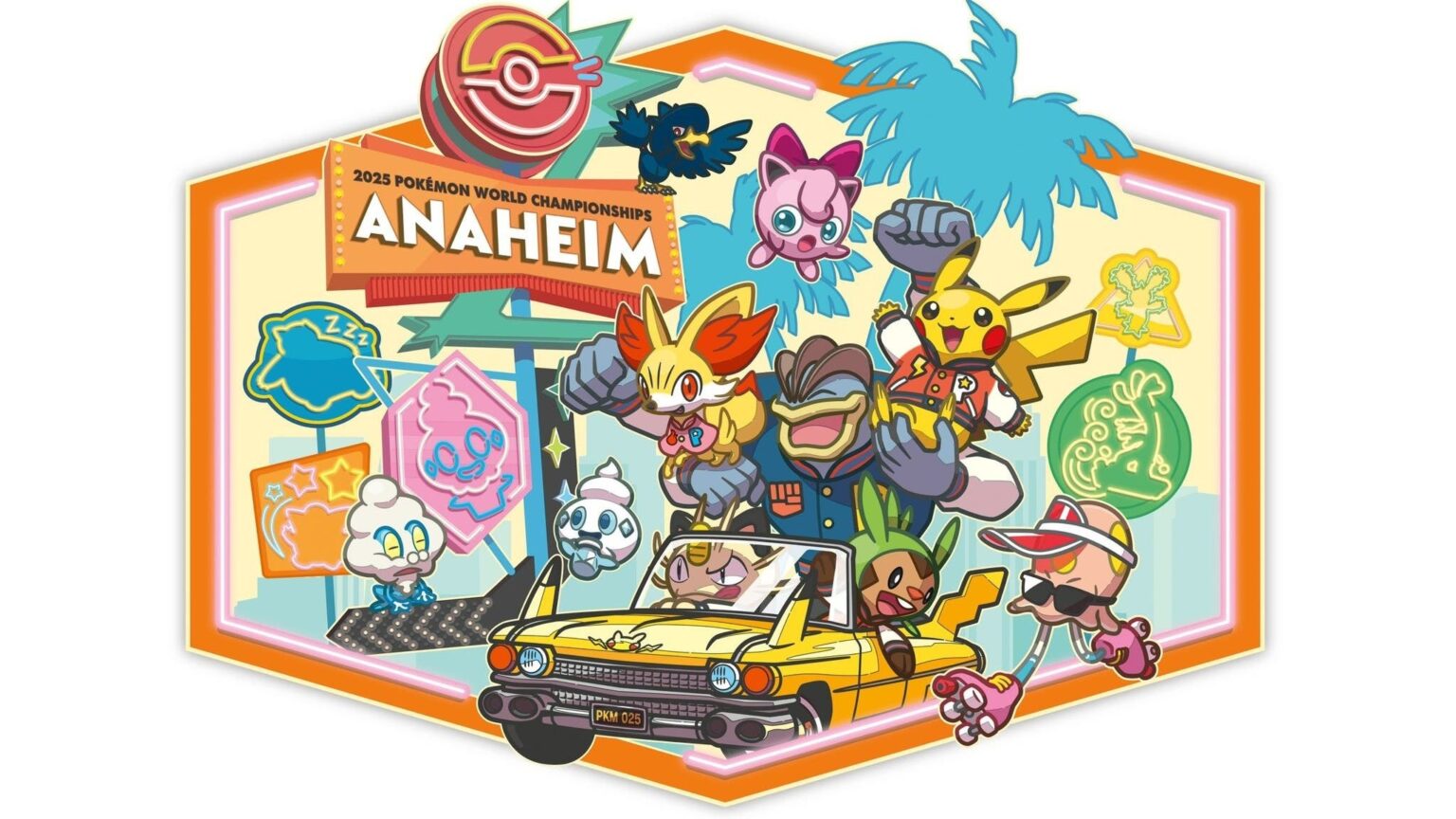 Pokémon verdensmesterskap 2025 i Anaheim annonsert