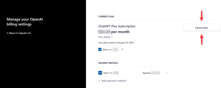 How to cancel your ChatGPT Plus subscription step by step