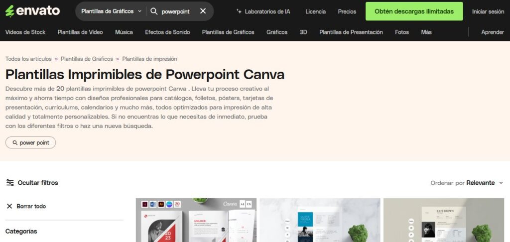 Descargar Plantillas de PowerPoint Profesionales Gratis y Premium