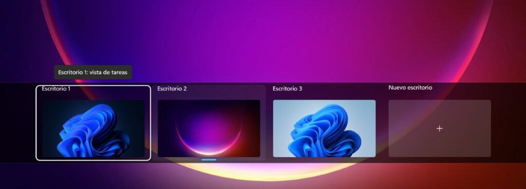 How to set different wallpapers on each desktop