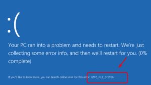 NTFS_FILE_SYSTEM error in Windows 11: causes and solutions
