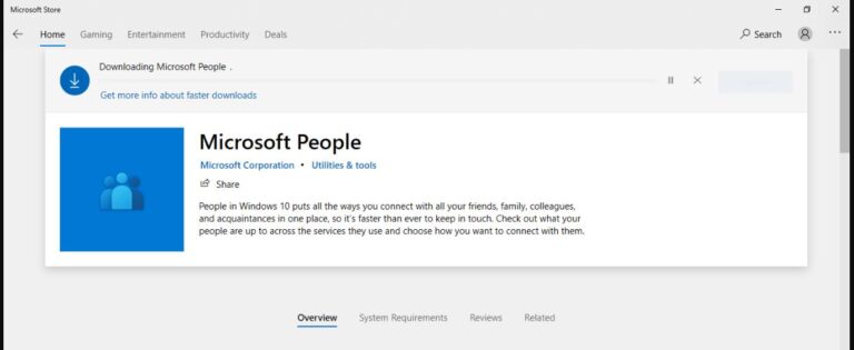 Microsoft People: Features and Contact Management in Windows