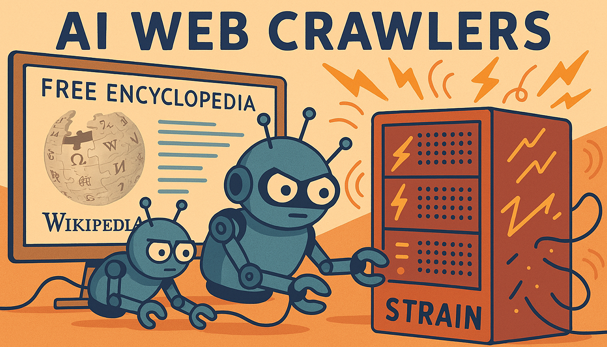 The invisible threat of AI crawlers on Wikipedia