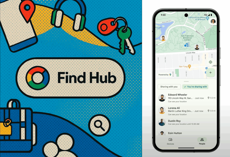 Google updates Find My Device: now called Find Hub