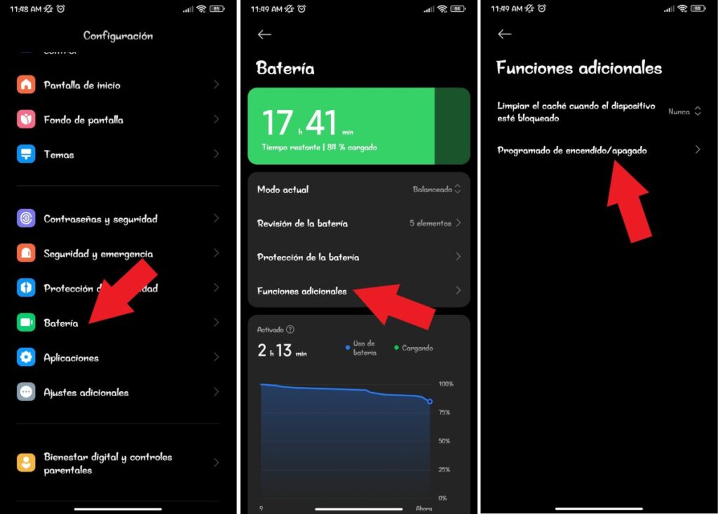 Cómo programar el encendido y apagado de tu móvil Android