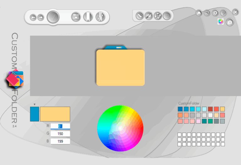 Change the color of folders with free tools