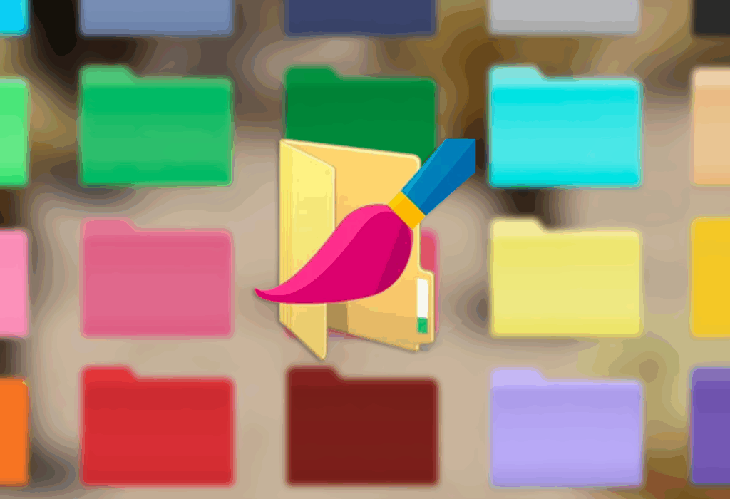 Ändern Sie die Farbe von Ordnern mit kostenlosen Tools