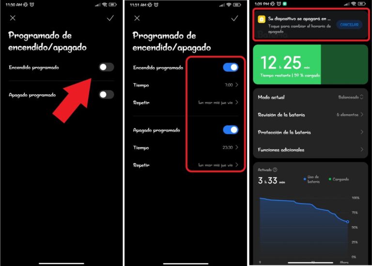 Cómo programar el encendido y apagado de tu móvil Android