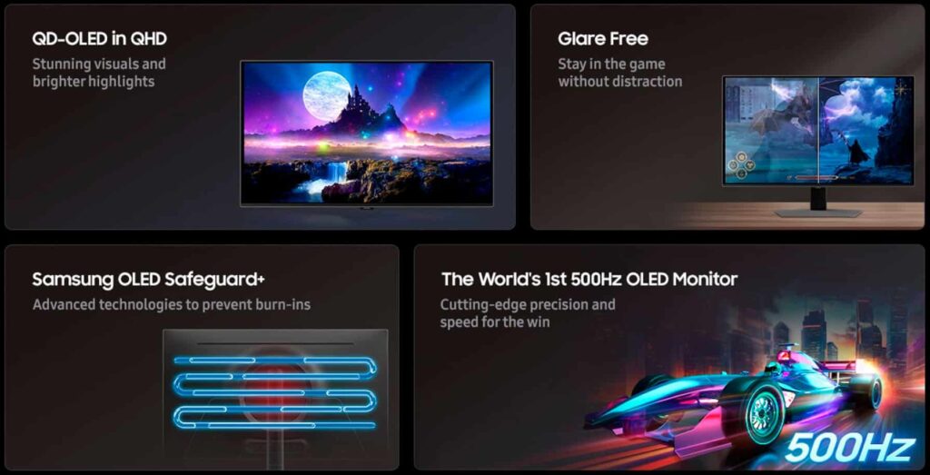 Samsung Odyssey OLED G6: The first 500Hz OLED monitor