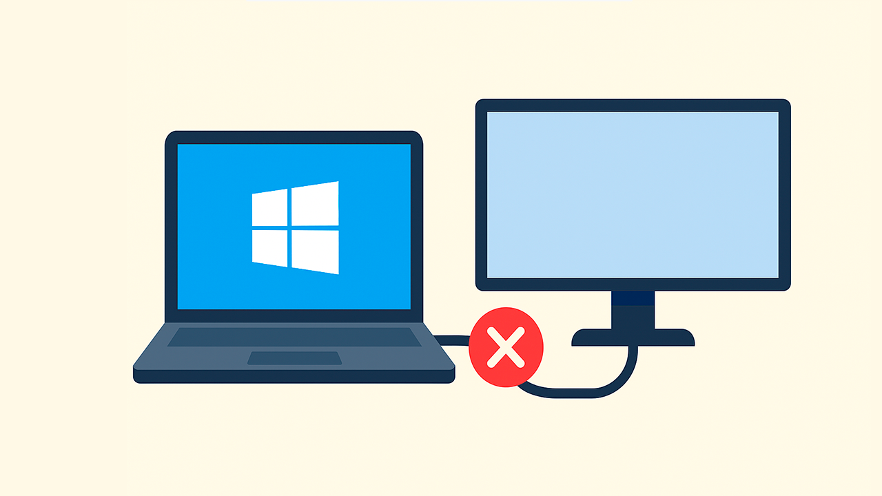 How to fix error: Windows does not recognize external monitor