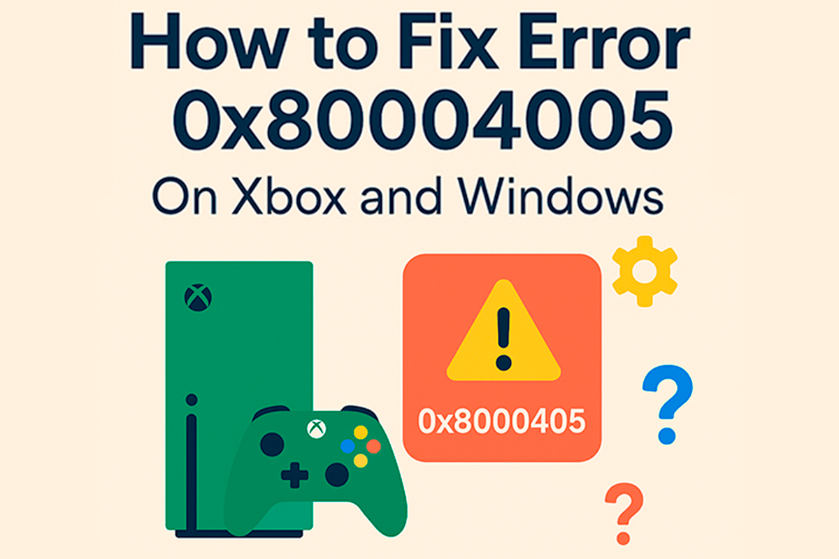 How to fix error 0x80004005 on Xbox and Microsoft