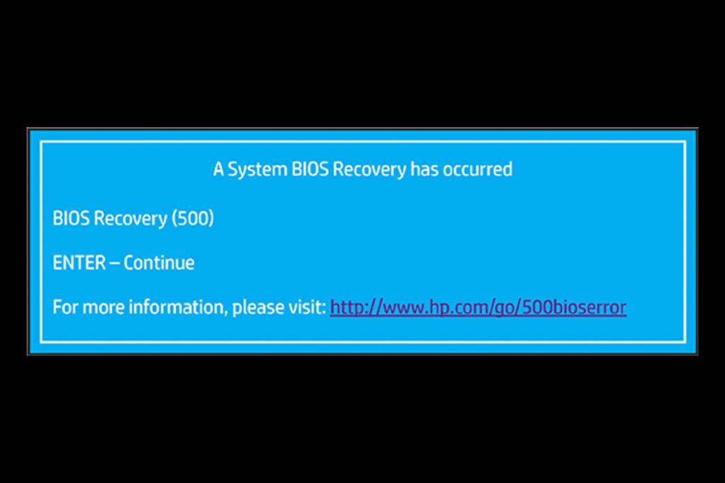 Cómo reparar el error 500 de BIOS HP fácilmente