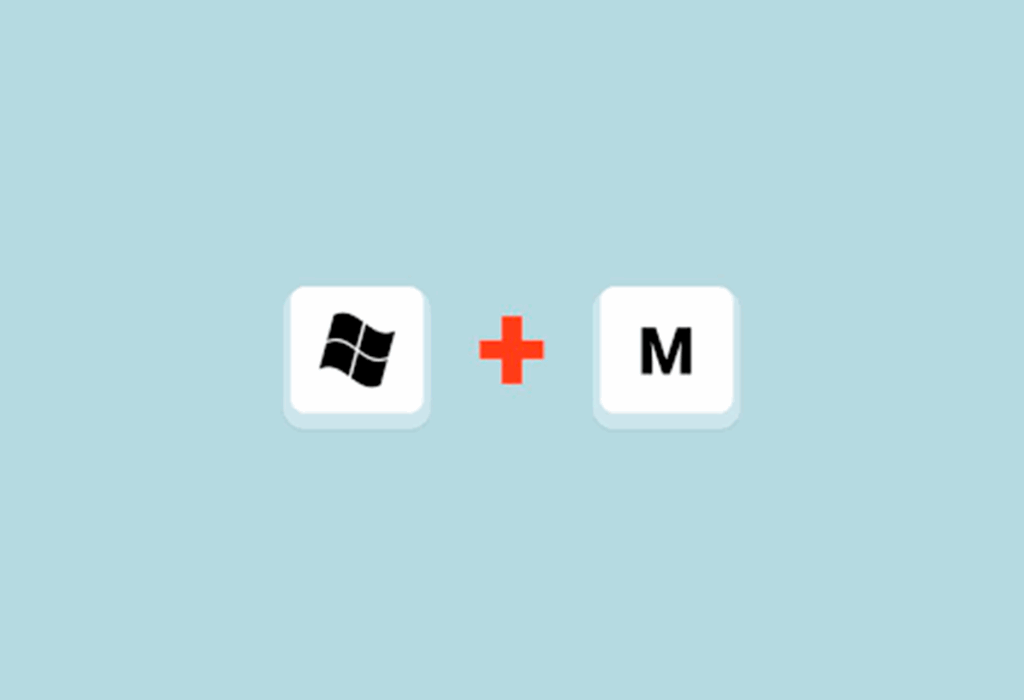 How to minimize all windows in Windows 11