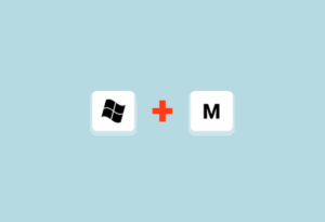 How to minimize all windows in Windows 11