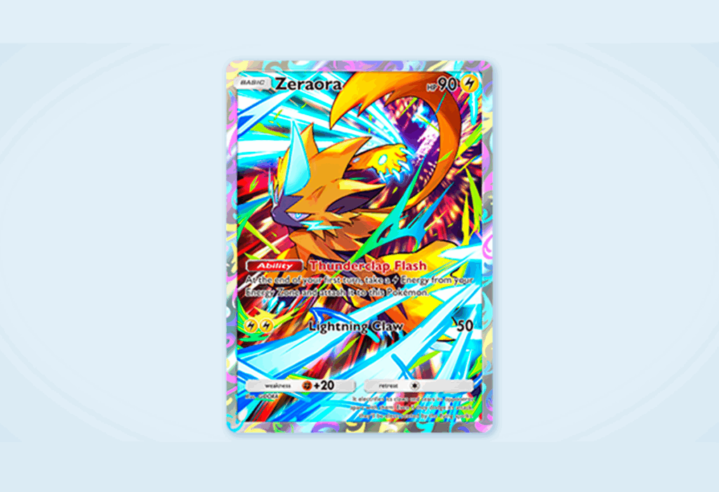 Cómo conseguir a Zeraora Full Art Promo en Pokémon Pocket