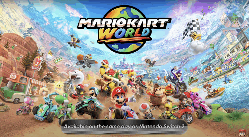 Mar a dh’fhosglas tu a h-uile càr ann an Mario Kart World