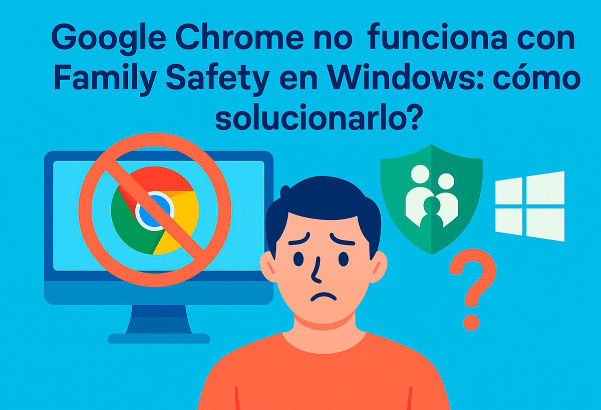 Por que o Family Safety não funciona no Google Chrome