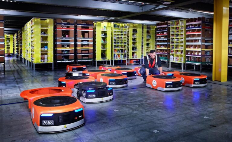 Maksimum doeltreffendheid: Amazon bereik een miljoen robotte