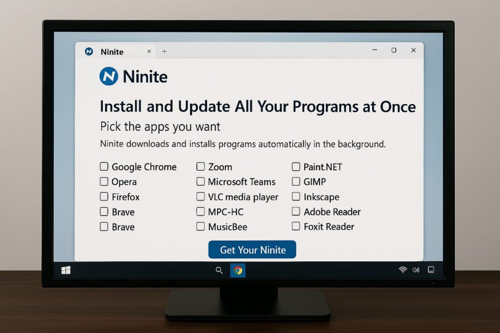 What is Ninite and how to install or update all your programs with one click