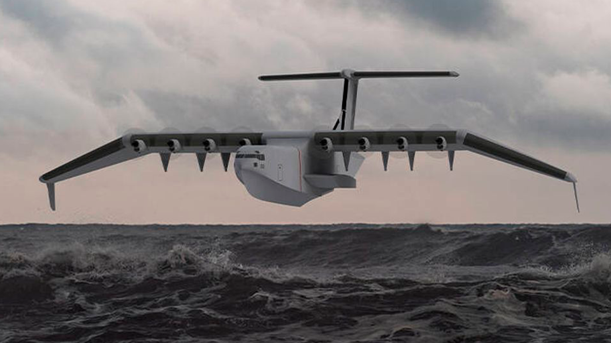 China tests a military ekranoplane in the Bohai Sea