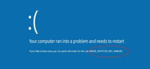 KMODE_EXCEPTION_NOT_HANDLED: Causes and Solutions