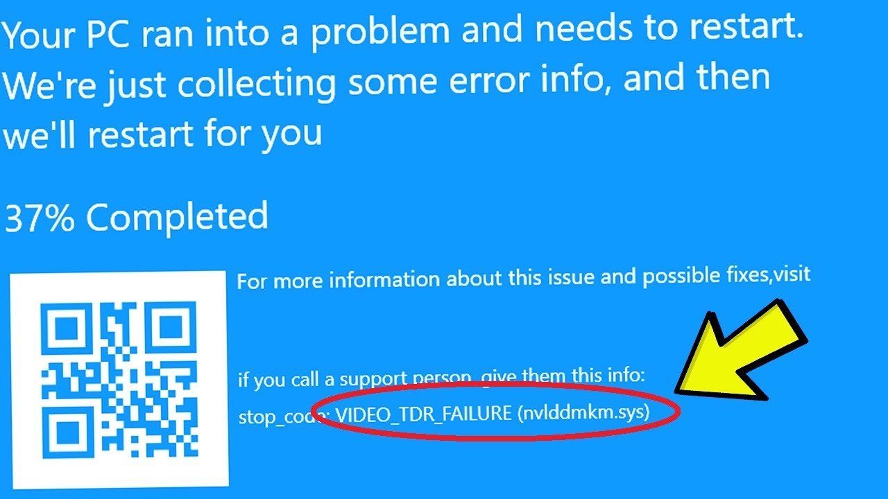 VIDEO_TDR_FAILURE: What it is, causes, and how to fix it