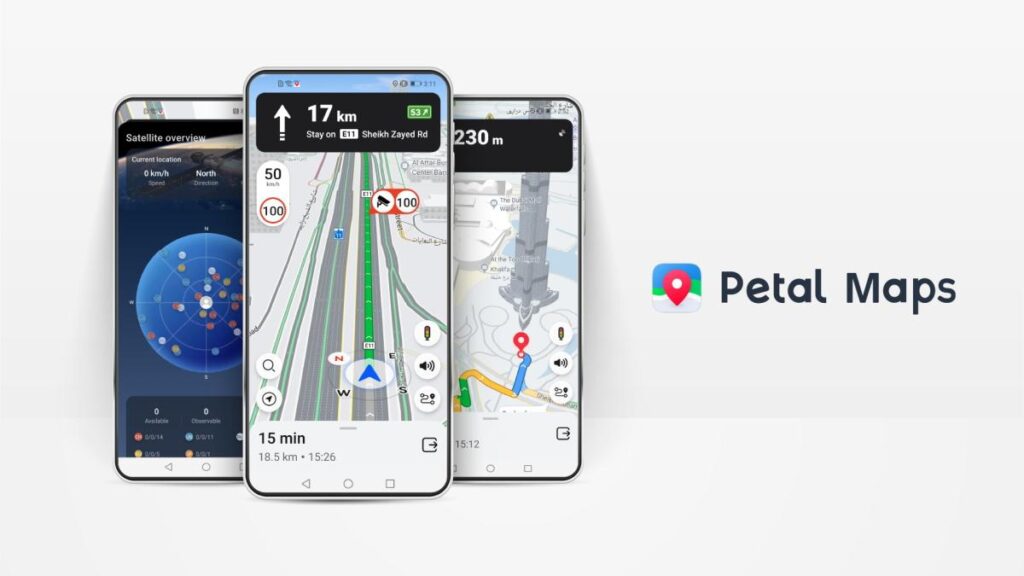 Android 上的 Petal Maps：功能、图层和汽车技巧