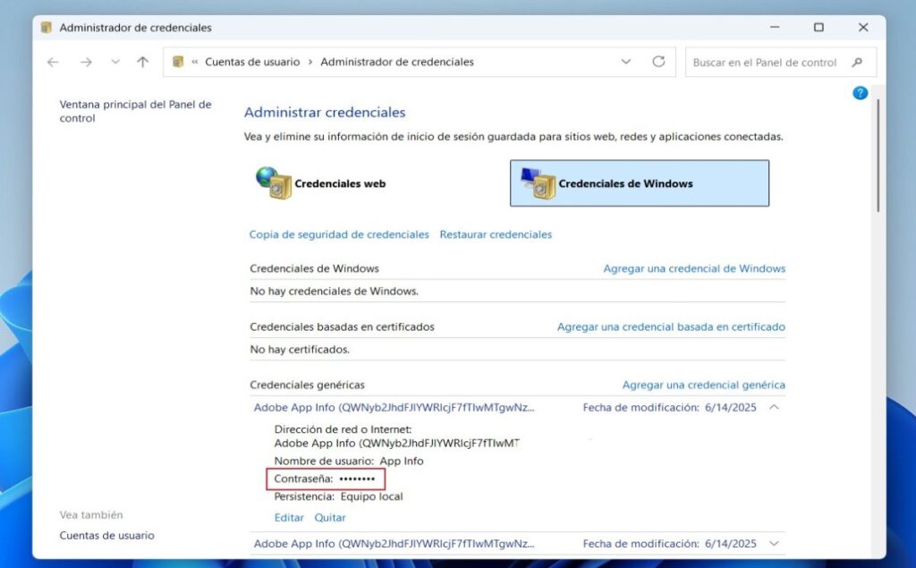 Solution If Windows Credential Manager Does Not Display Your Password