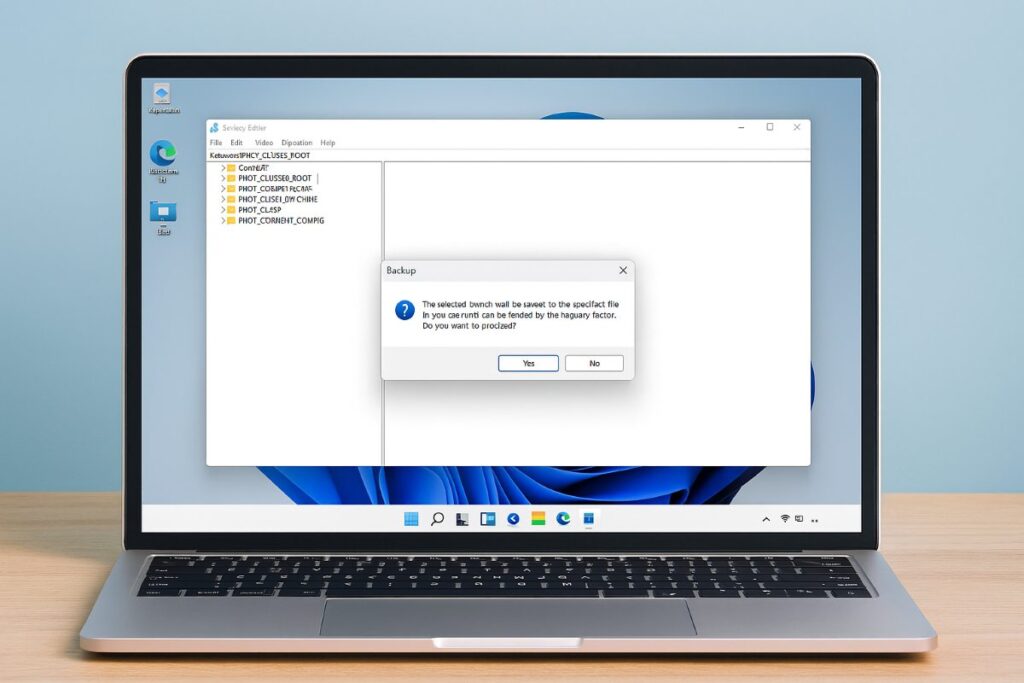 How to backup the Windows 11 registry