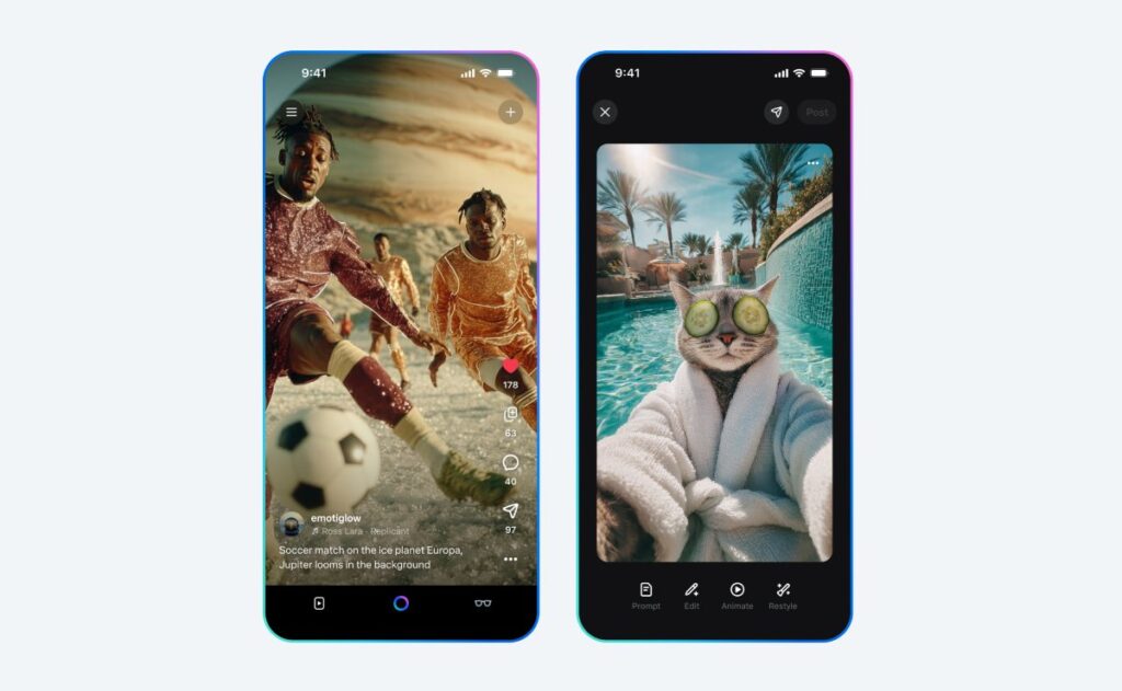 Meta Vibes: Der in Meta AI integrierte KI-Video-Feed
