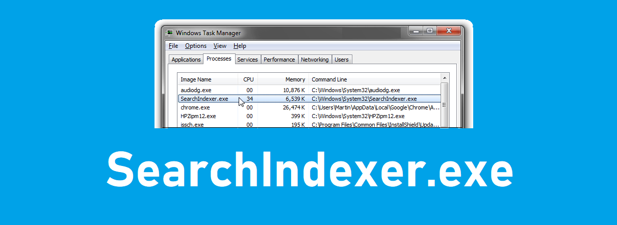 SearchIndexer.exe: qué es, alto consumo y soluciones