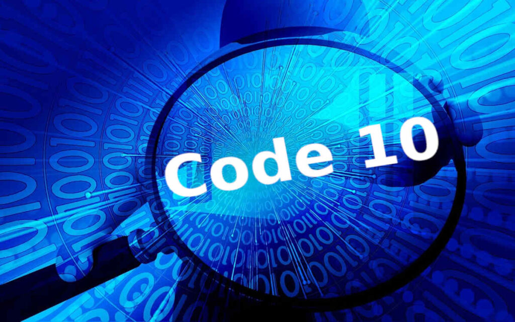 O que significa o código de erro 10 no Gerenciador de Dispositivos e como corrigi-lo?