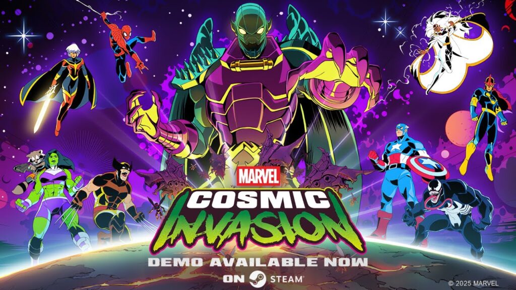 العرض التوضيحي للعبة MARVEL Cosmic Invasion: متوفر الآن على Steam