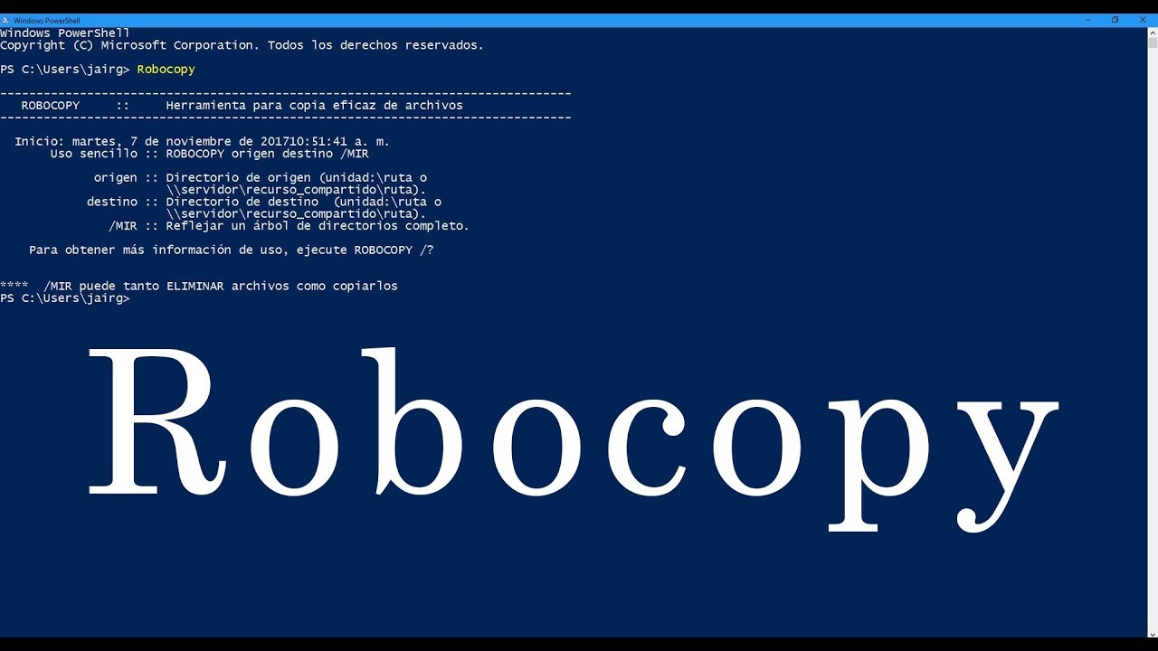 Automate incremental backups with Robocopy