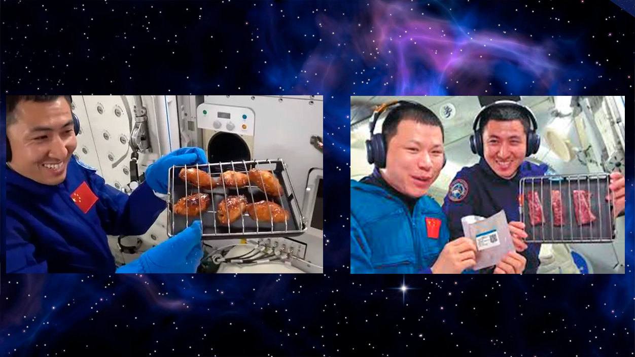 Openda zakuthambo aku China awotcha nkhuku ku Tiangong: chochitika ...