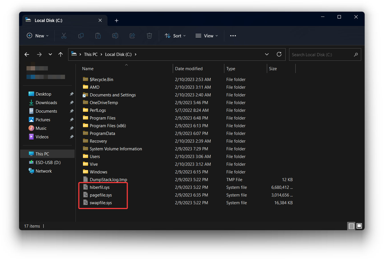 Swapfile.sys: cad é, méid, conas é a bhogadh agus a scriosadh i Windows