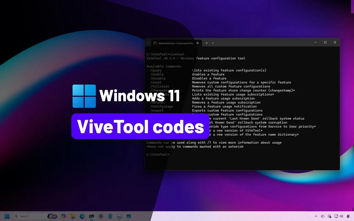 Aktivieren Sie versteckte Windows-Funktionen mit ViveTool