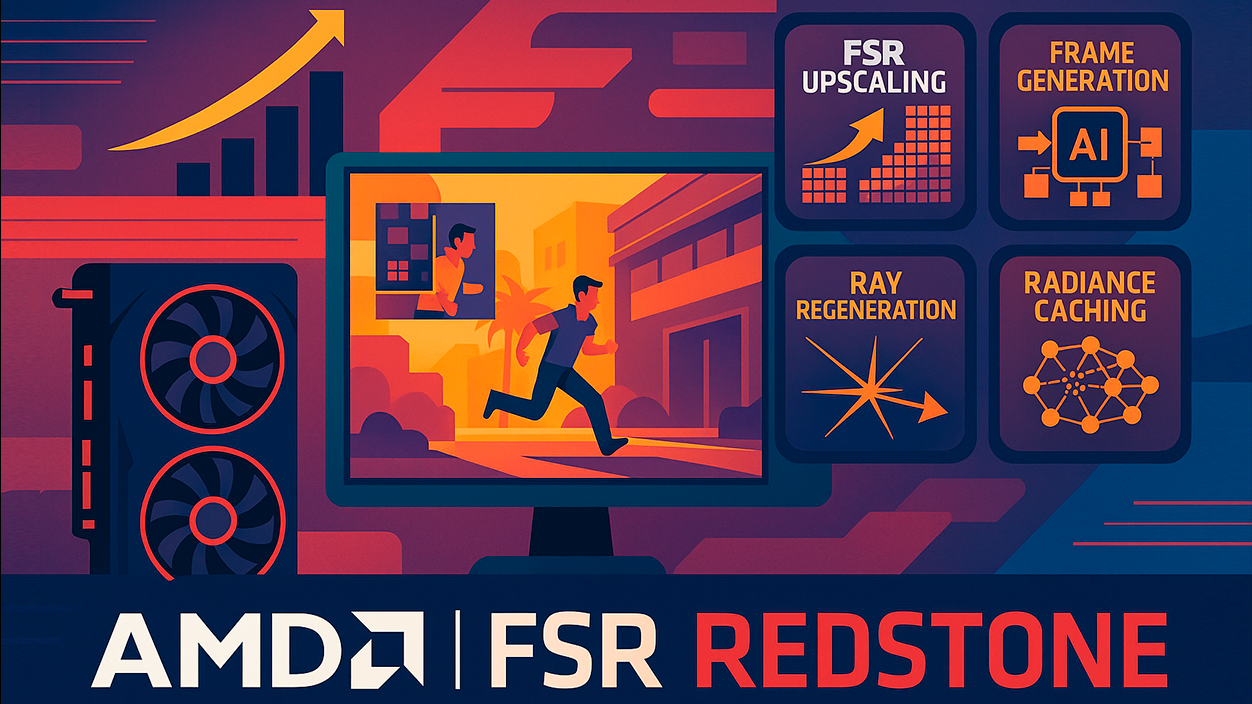 AMD FSR Redstone 和 FSR 4：提升游戏性能