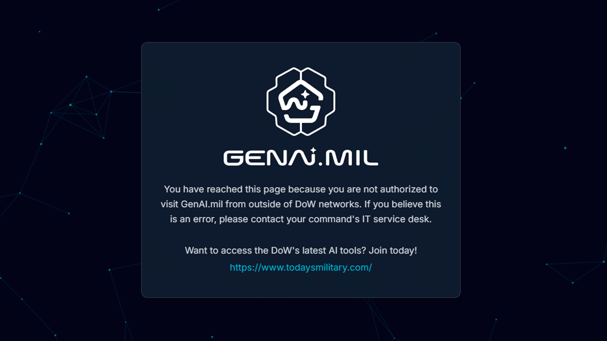 GenAI.mil：五角大楼的新型军事人工智能平台