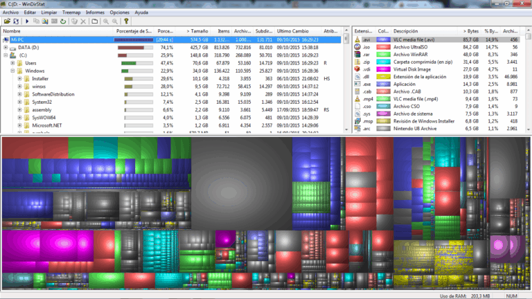 How to use WinDirStat to free up space in Windows