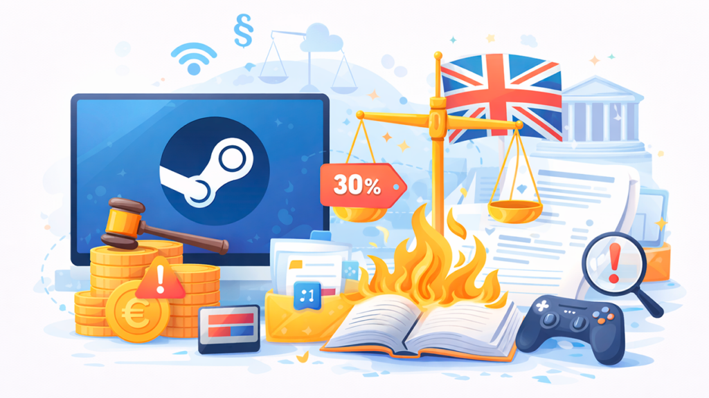 Causa legale contro Steam nel Regno Unito: come potrebbe interessarti