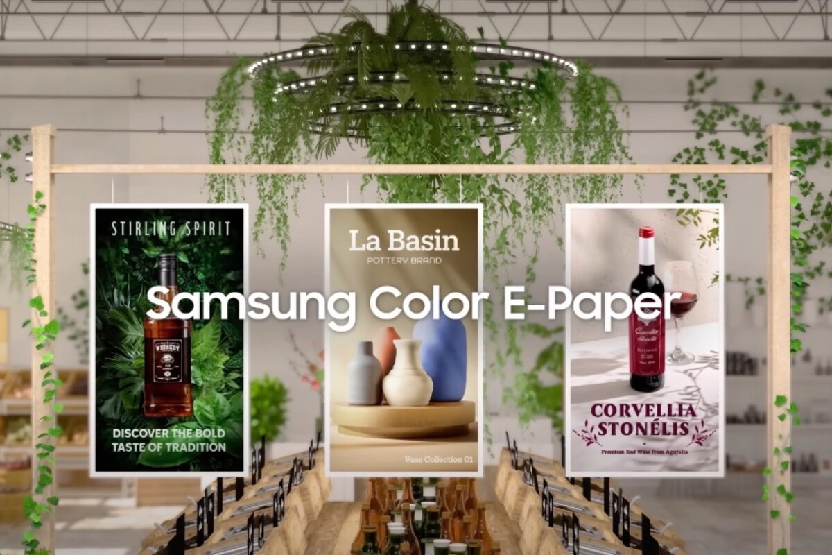 Samsung apuesta por lo bio en su pantalla color E‑Paper