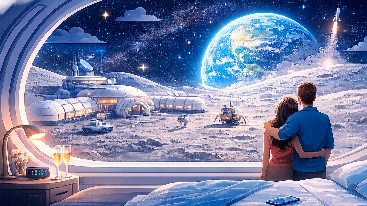 Premye otèl GRU Space sou Lalin nan: plan ak rezèvasyon