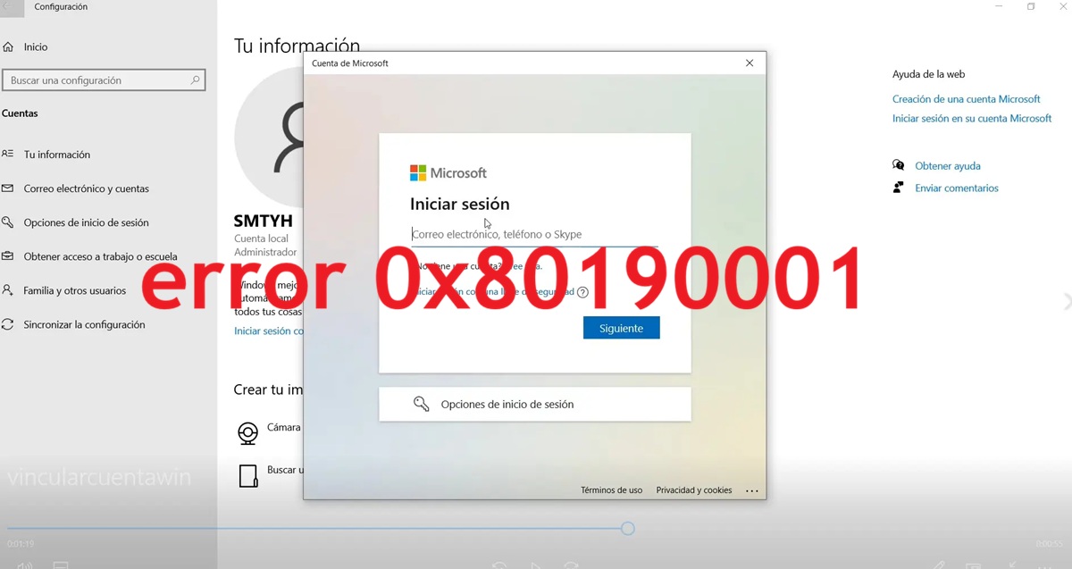 Eroarea 0x80190001 în Windows și Microsoft: soluție completă
