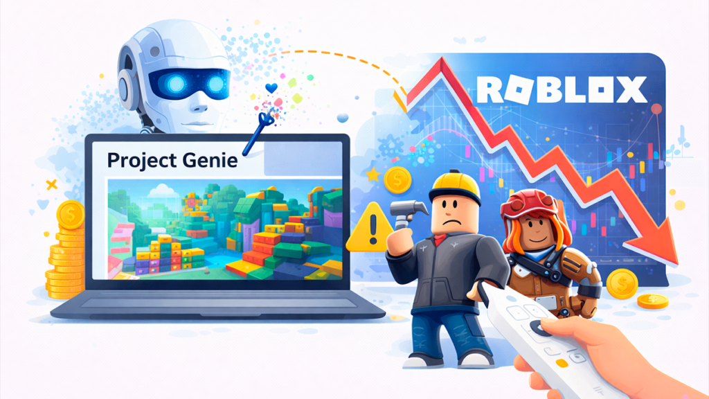 Project Genie yakonzera kudonha kwemitengo yemasheya eRoblox nevamwe