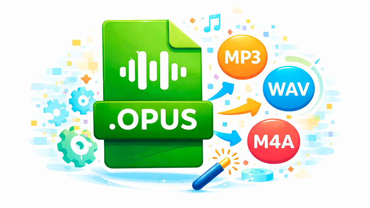 How to easily open OPUS files and convert them to MP3