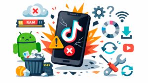 TikTok keeps crashing on Android: effective solutions