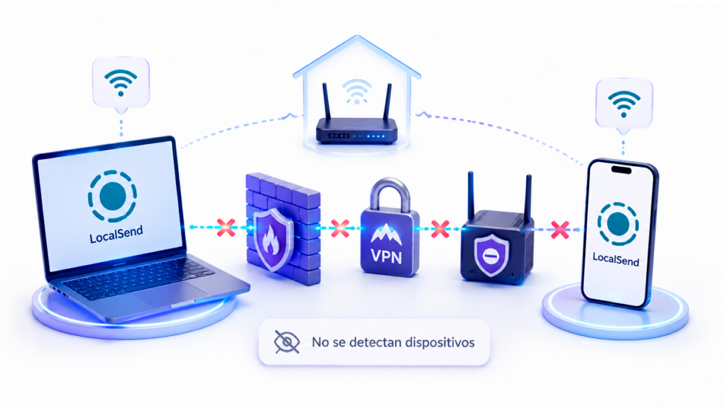 LocalSend cannot find devices: Solution Guide